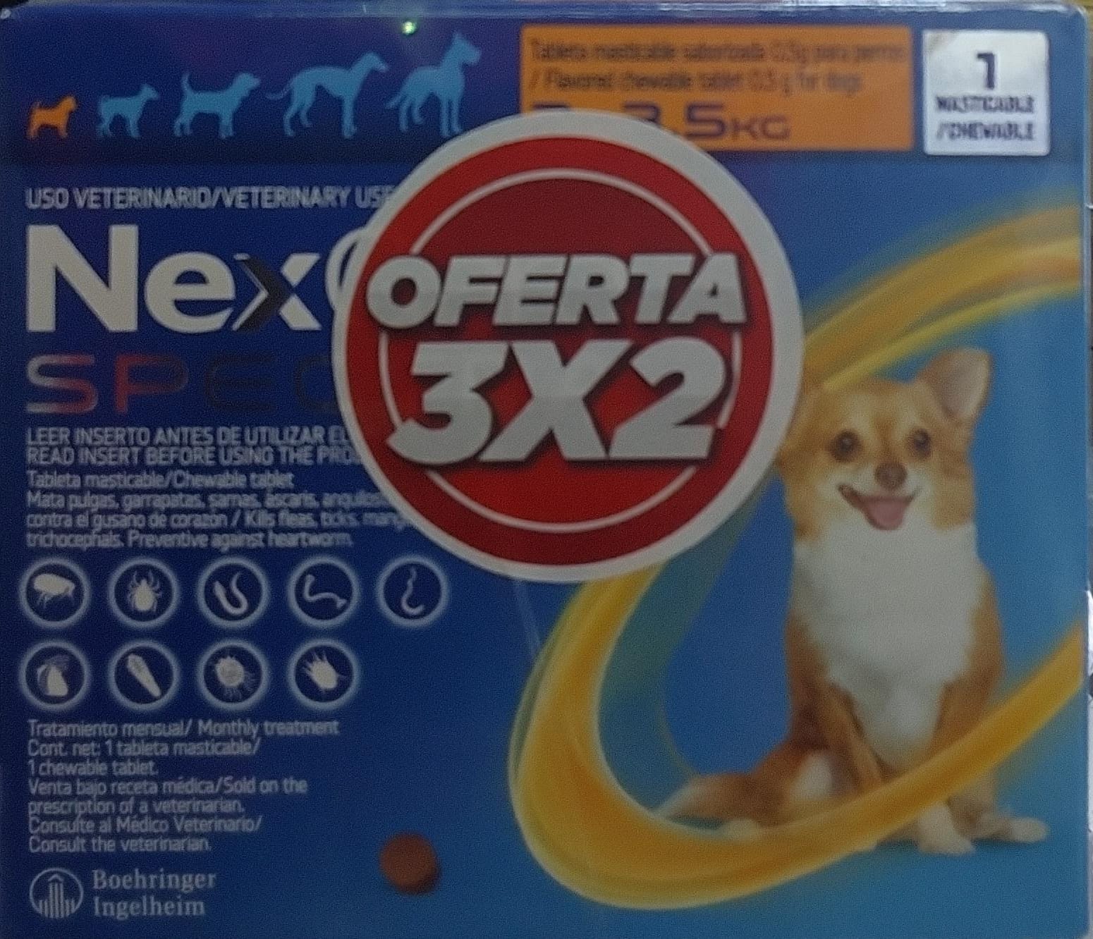 Trio NexGard Spectra 2-3.5kg - AgRo PomPets